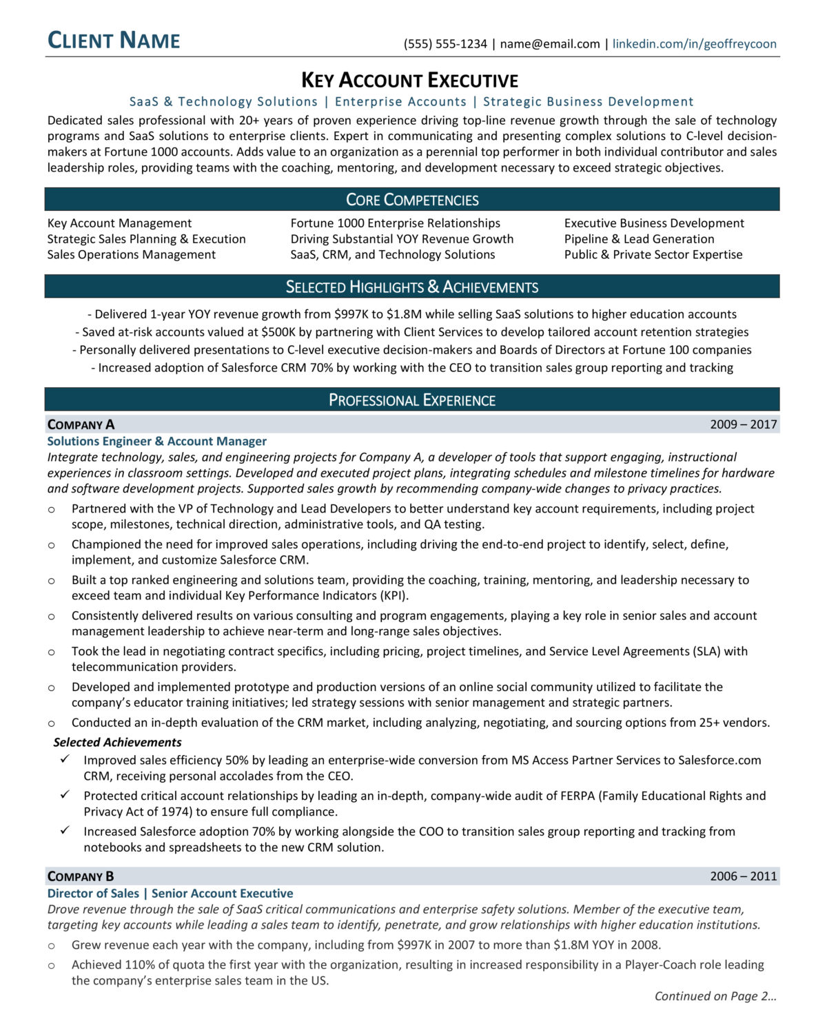 Samples – RP Career